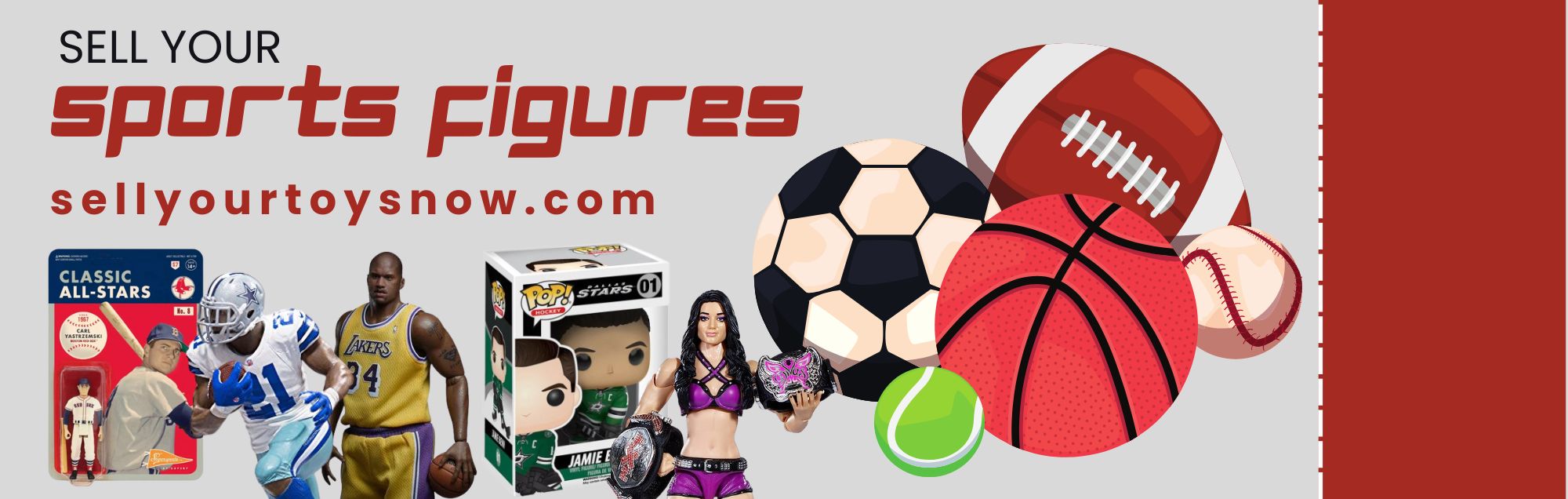 We Buy Sports Action Figures And Collections - Sell Your Toys Now