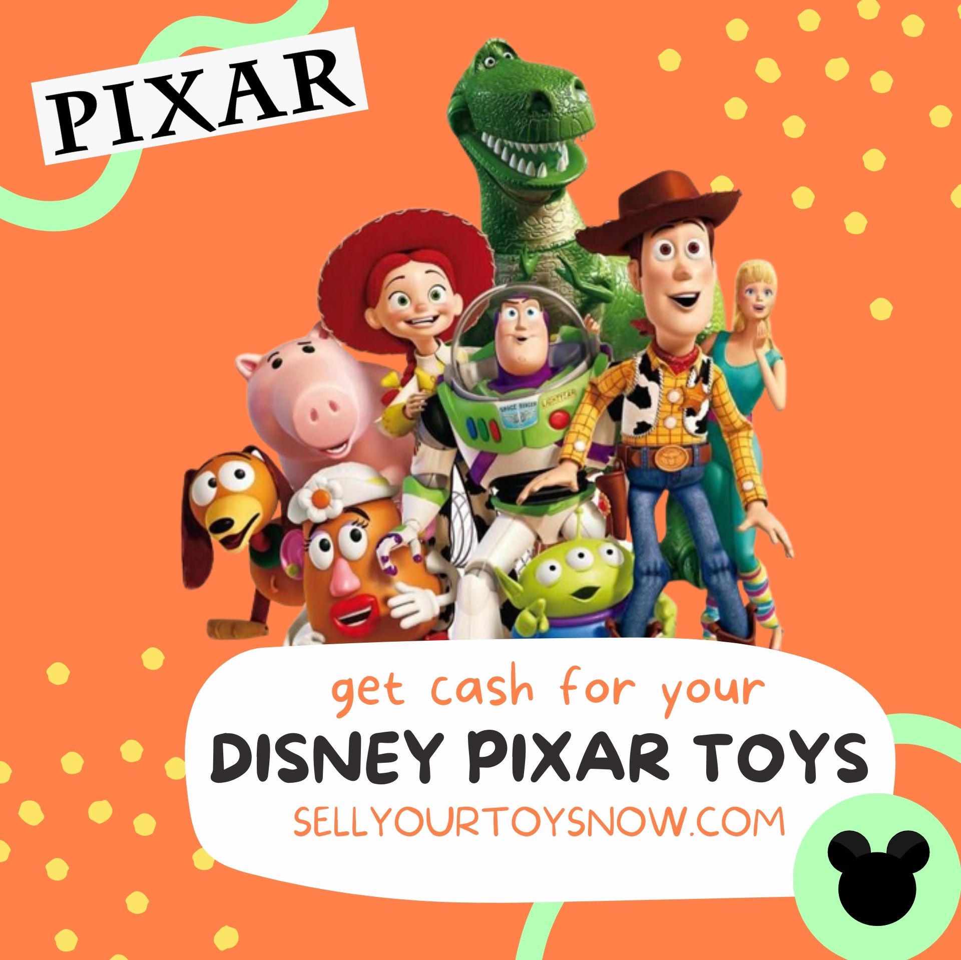 We Buy Disney Pixar Toys And Collections - Sell Your Toys Now
