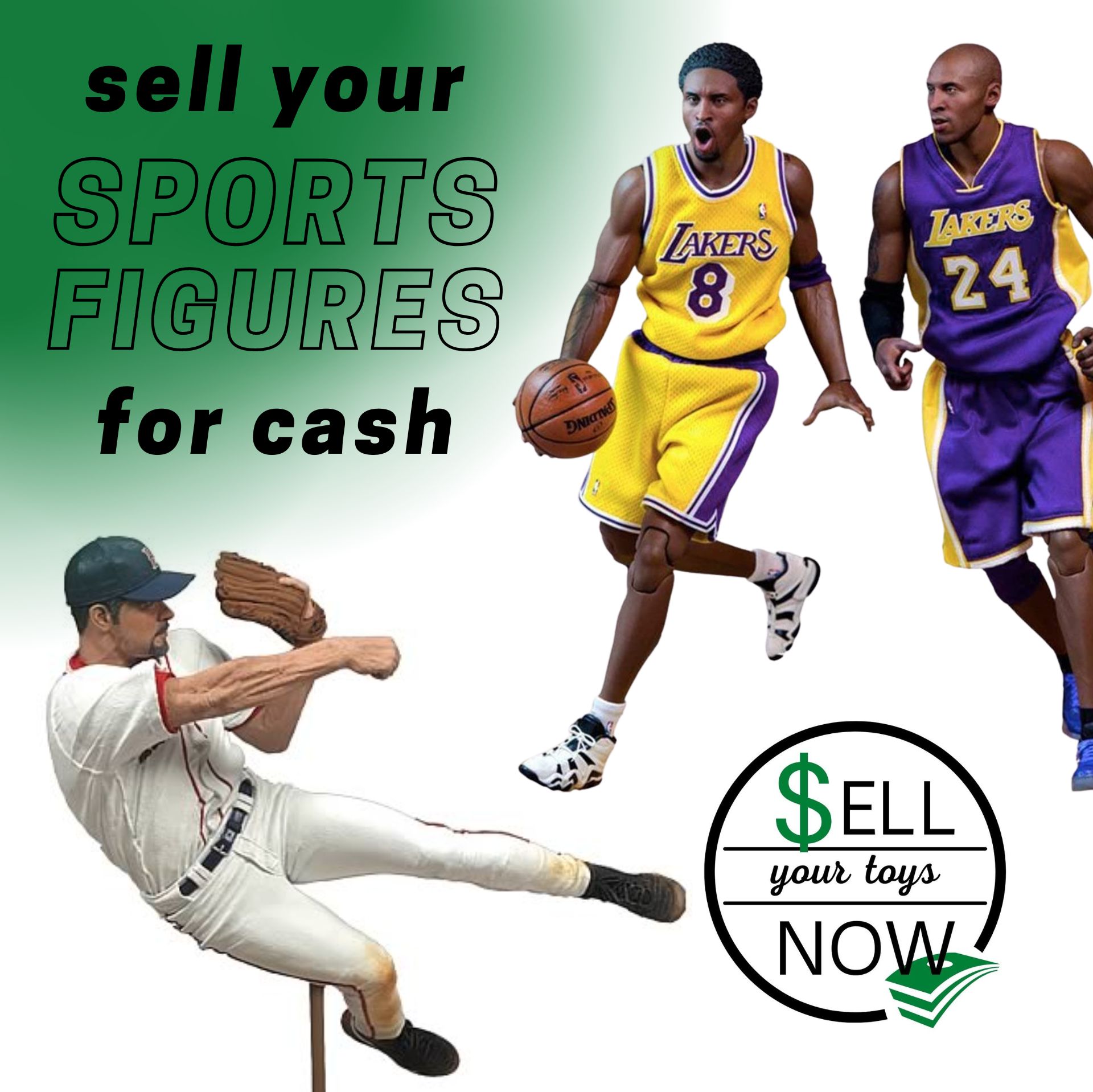 We Buy Sports Action Figures And Collections - Sell Your Toys Now