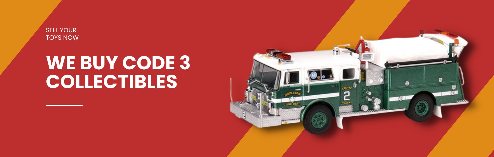 We Buy Code 3 Collectibles - Sell Your Toys Now