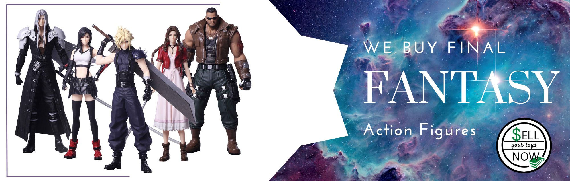 We Buy Final Fantasy Action Figures And Collections - Sell Your Toys Now