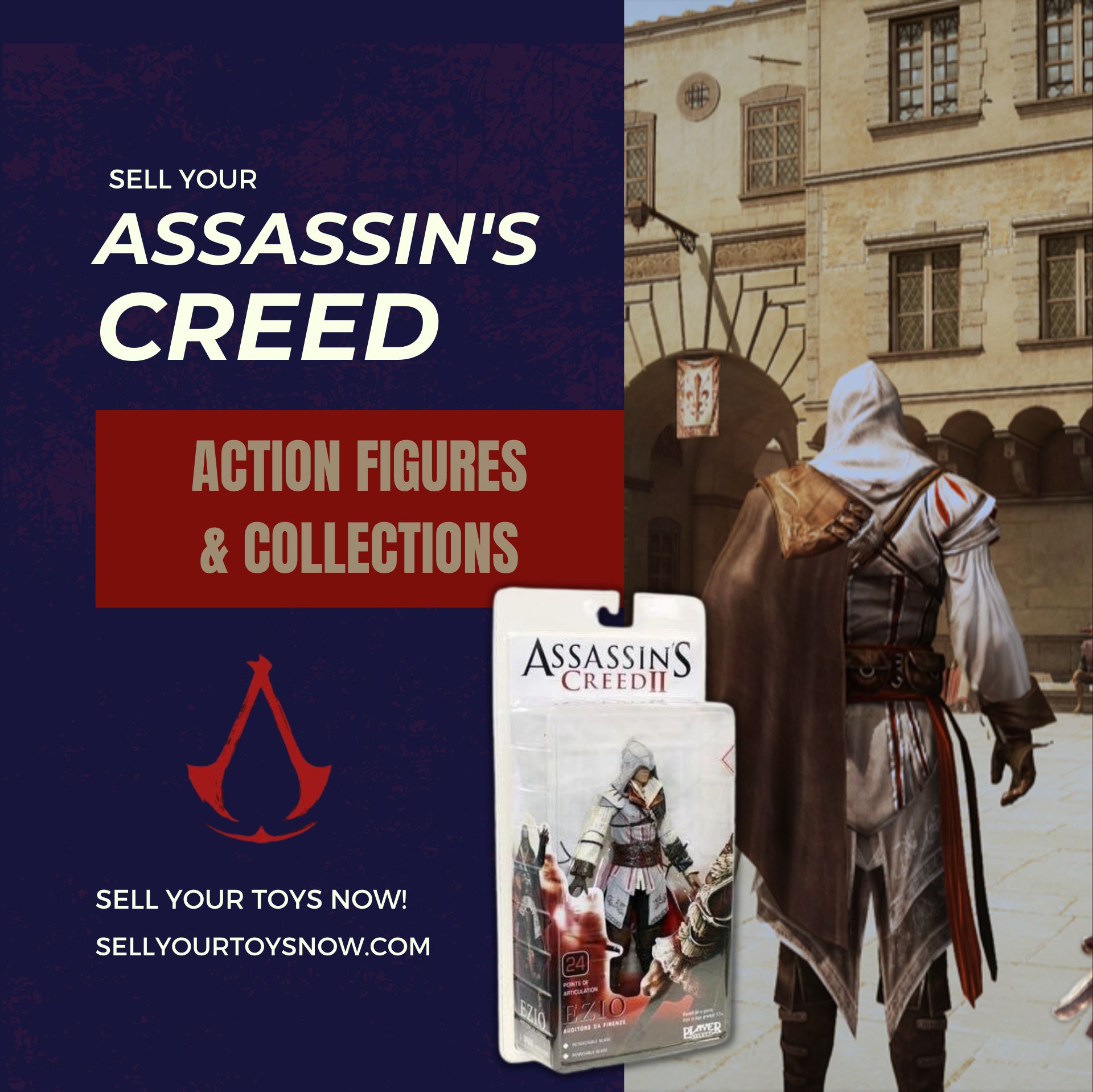 We Buy Assassin's Creed Action Figures And Collections - Sell Your Toys Now