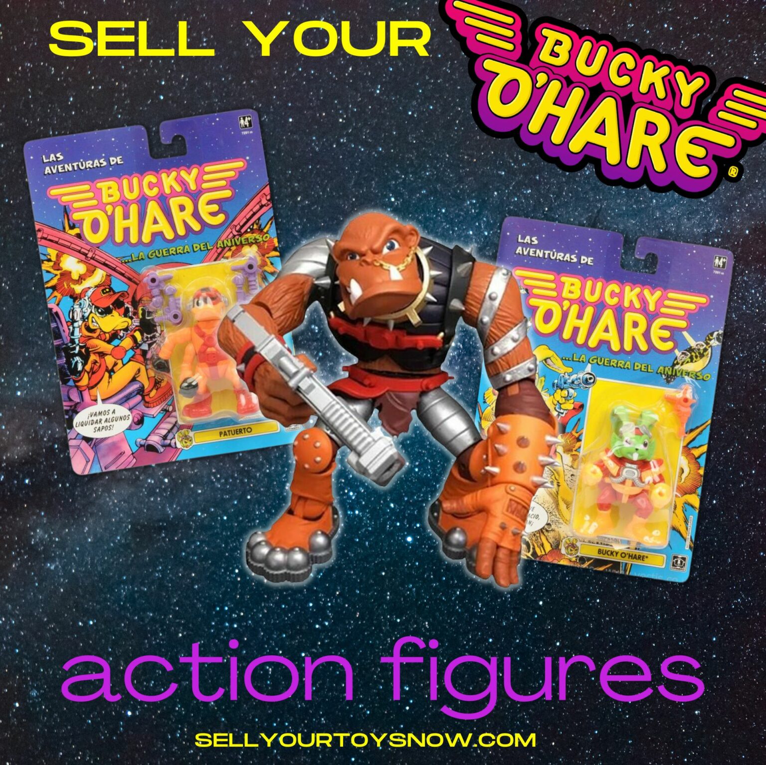We Buy Bucky O'Hare Action Figures And Collections - Sell Your Toys Now