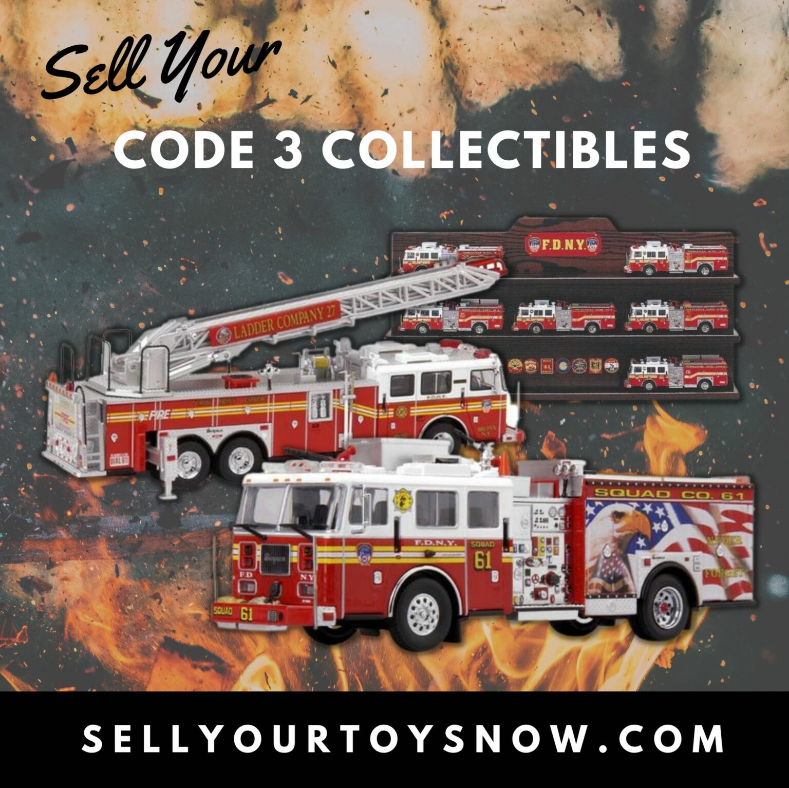 We Buy Code 3 Collectibles - Sell Your Toys Now